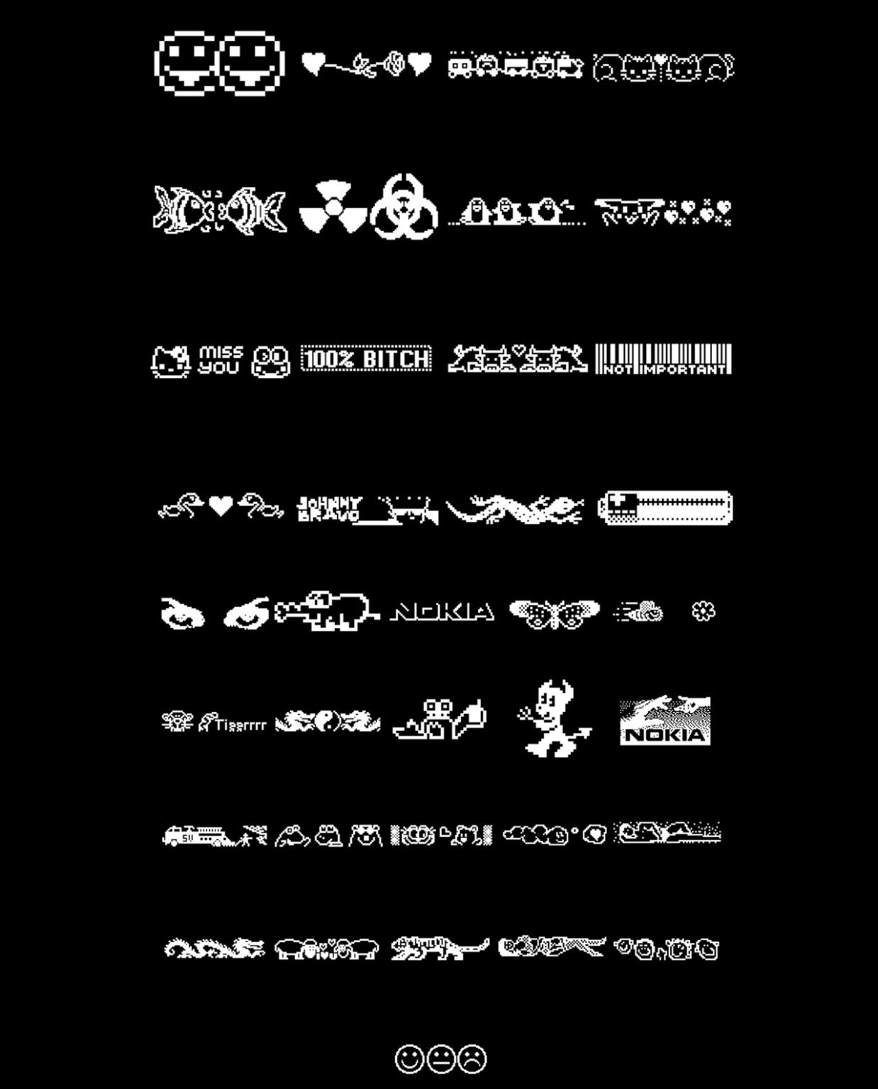 Nokia Bitmap Illustrations / Album Set (Free) » Dirtybarn