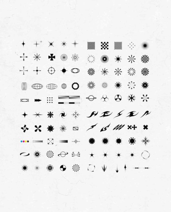 Design Elements Pack: 100 Shapes » Dirtybarn