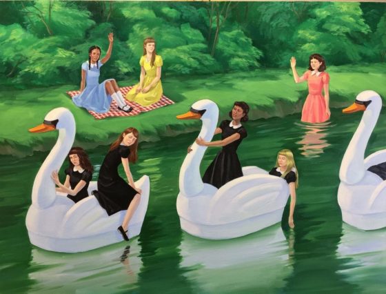 Zoe Hawk's Paintings Celebrate Feminine Identity