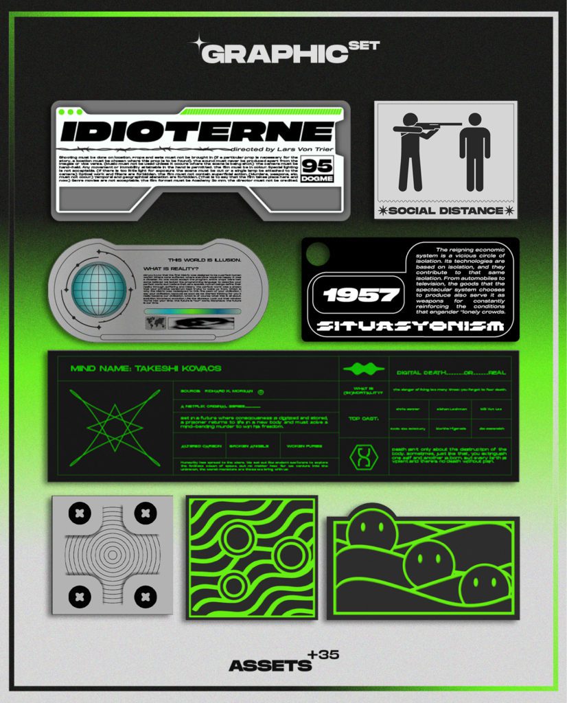 Graphics set with 35 pieces (Free) » Dirtybarn