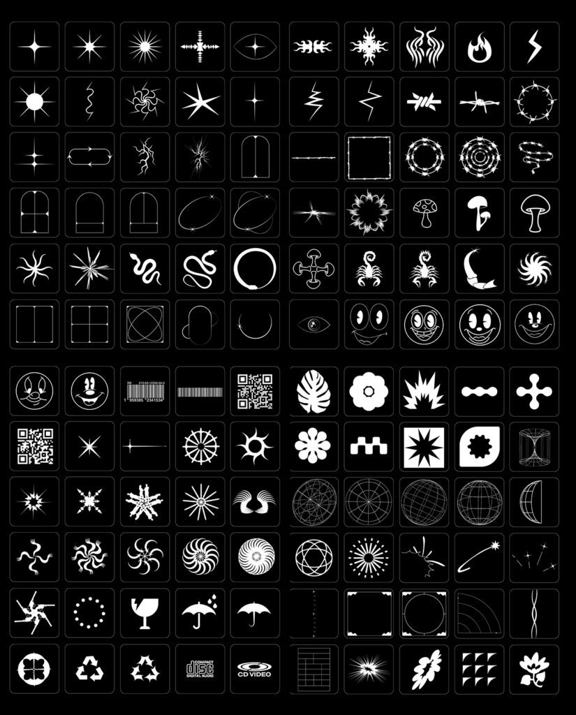 Design Elements Pack: 500 Shapes » Dirtybarn