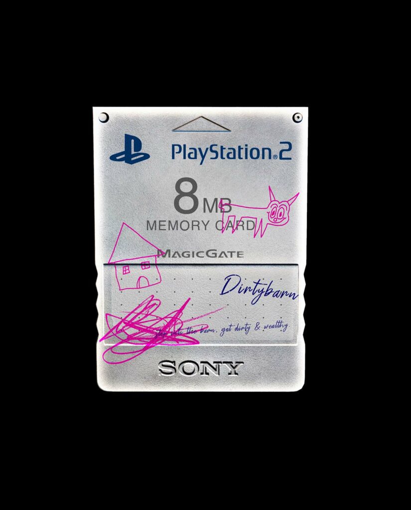 Playstation 2 Memory Card Mockup (Free) » Dirtybarn