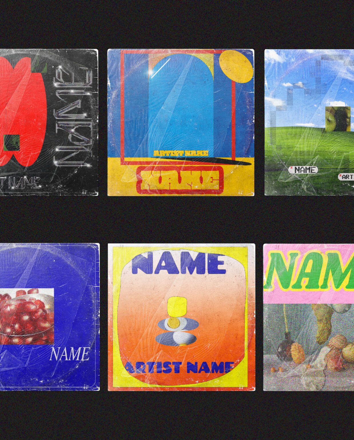 Album Cover Templates - 10 Pieces » Dirtybarn