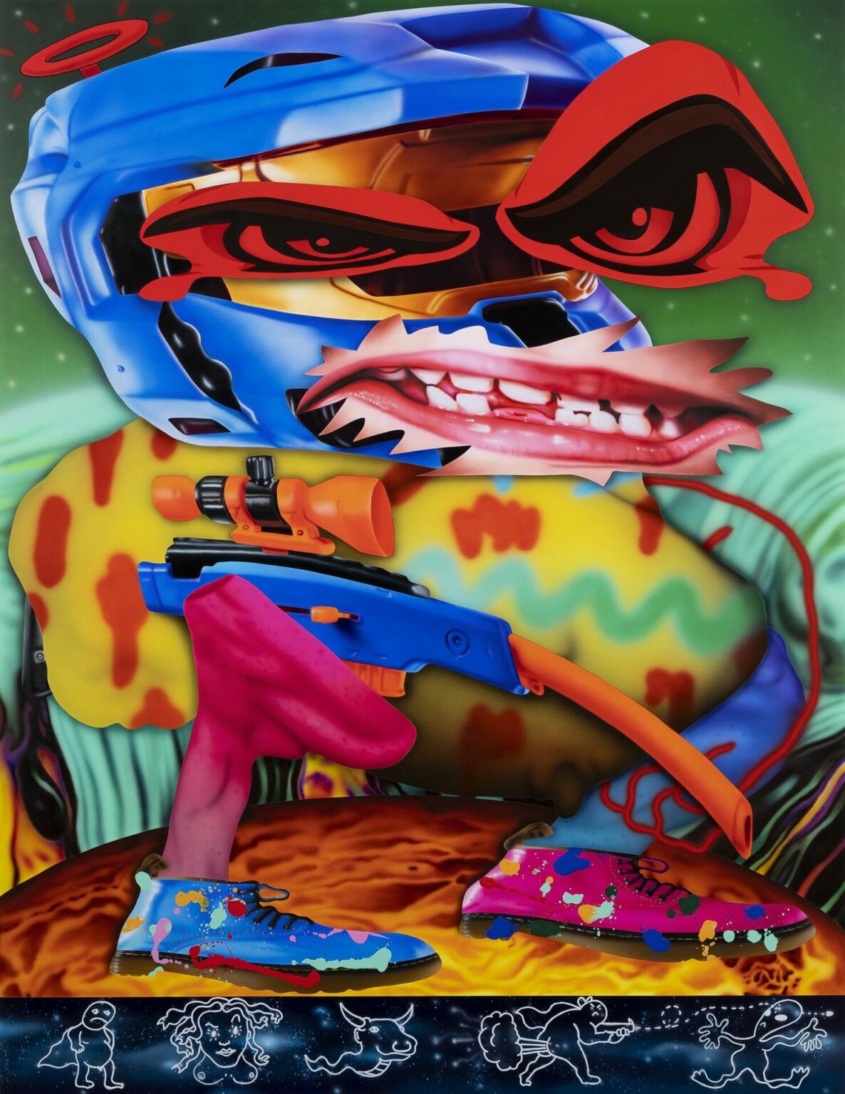 Chris Regner and His Satirical Airbrush Strokes Are Out of This World ...