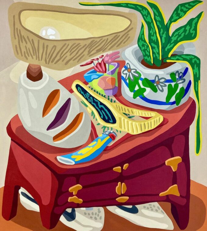 The Crooked Paintings Of Drew Englander Portray The Twist In Our ...