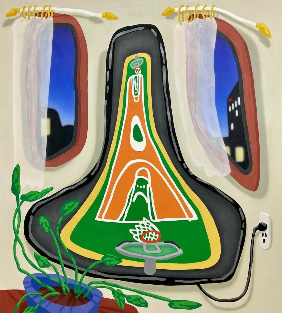 The Crooked Paintings Of Drew Englander Portray The Twist In Our ...