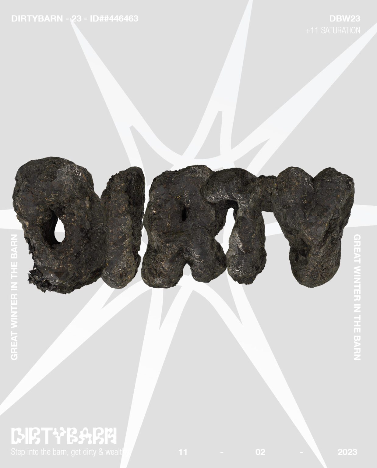 Wobbly | Bubbly Letters with 3D Style and 20 Variations » Dirtybarn