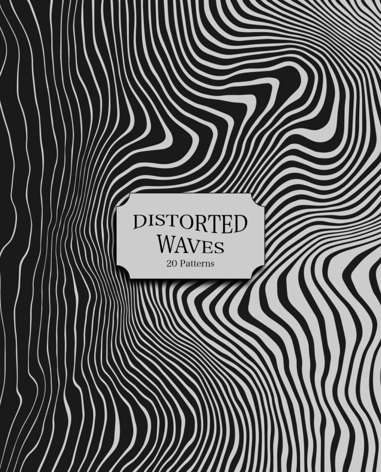 Distorted Waves - 20 Vector Patterns (Free) » Dirtybarn