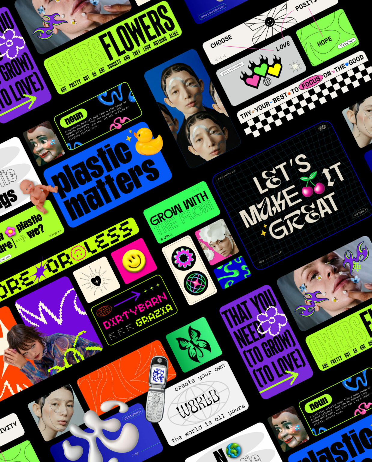 Bento Grid Social Media Templates - 6 Layouts » Dirtybarn