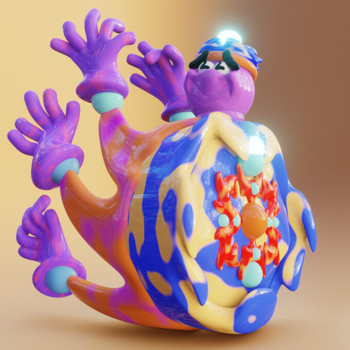 Sam Wood's absurd and colorful 3D world » Dirtybarn